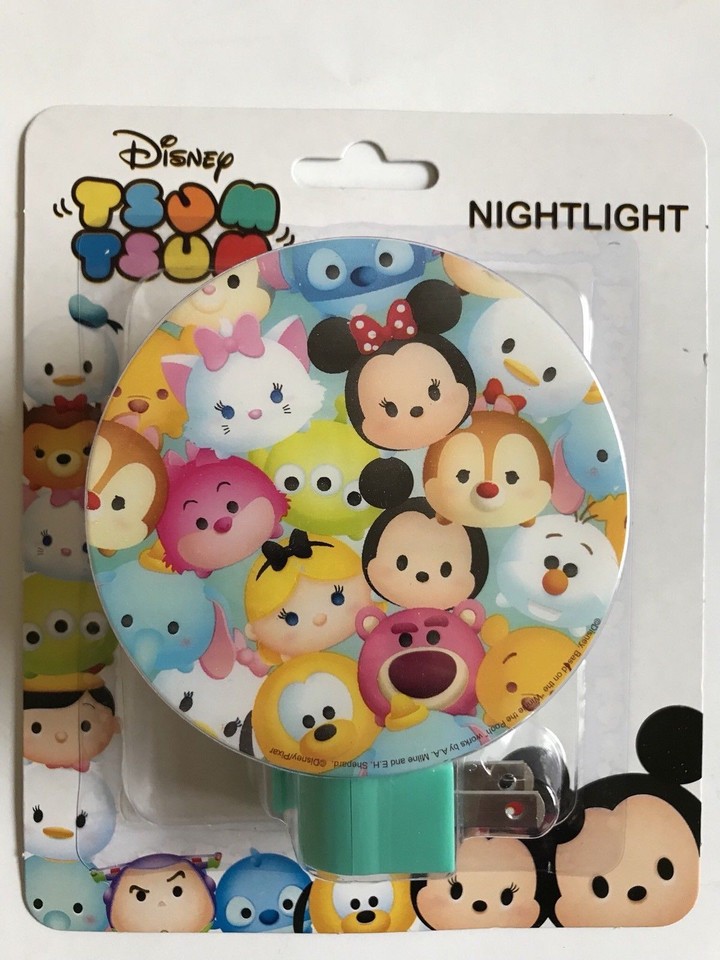 Night Light Plug-in Rotary Shade Tsum Tsum Minnie Friends NEW | eBay