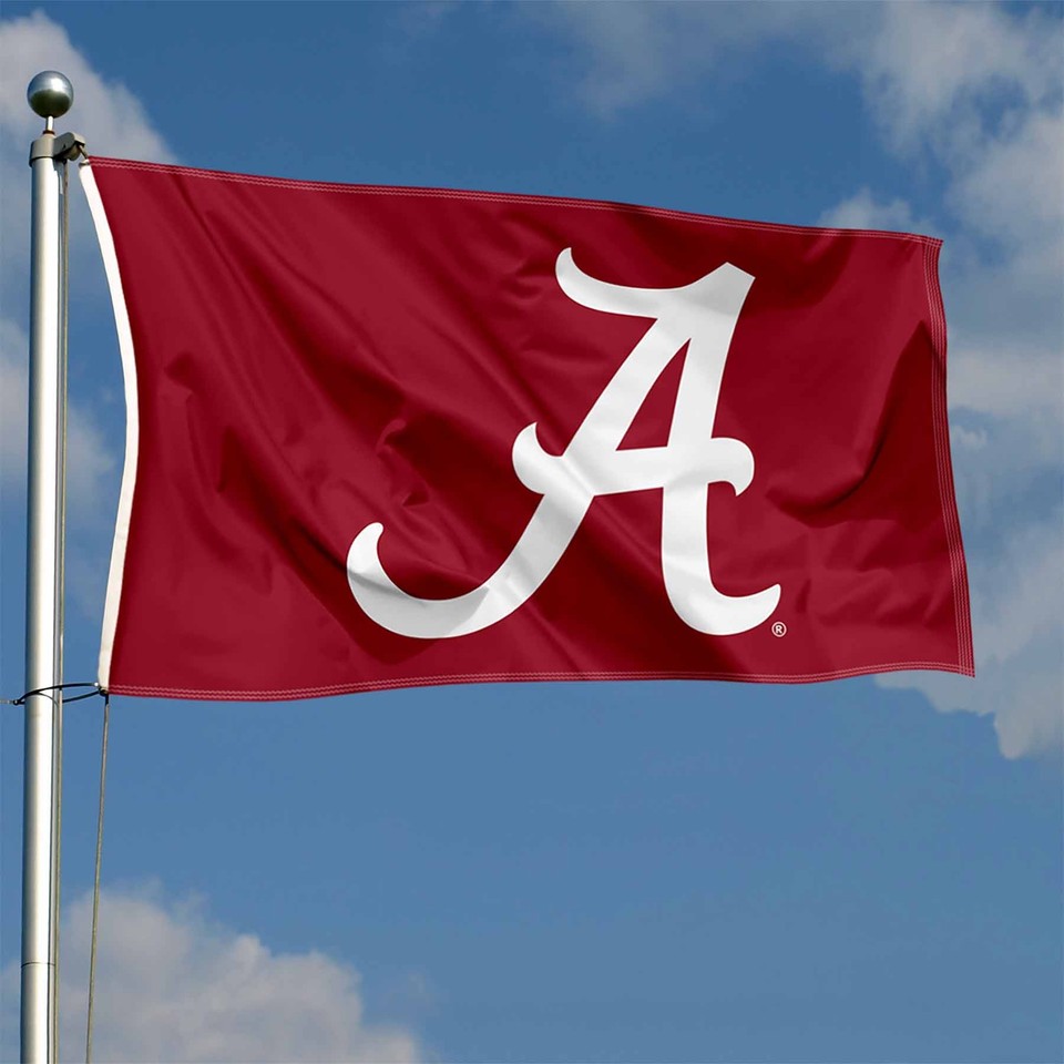 University of Alabama Crimson Tide Flag A Logo Large 3x5 | eBay