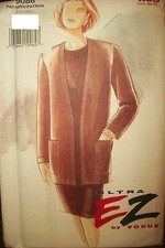 Vogue Sewing Pattern VP971 Dress Size 6-14 Uncut for sale online | eBay