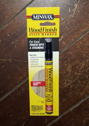 MINWAX 63500000 1/3 OZ CLASSIC GRAY COLORED LIQUID STAIN MARKER PEN ...