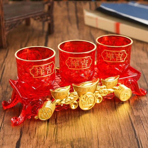 3pcs/Set Plastic Offering Cup Buddha Purification Cup Buddhist Holy ...