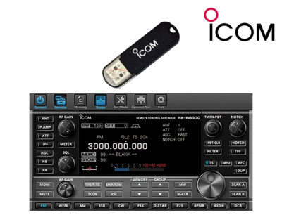 NEW ICOM RS-R8600 (RSR8600) Remote control software (tuning/voice ...