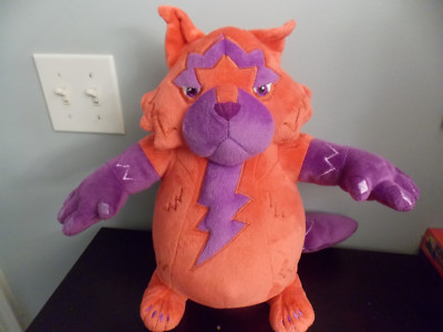 Strife Moxie Plush 14" Red Purple Cape Lightning Bolt Stuffed Animal ...
