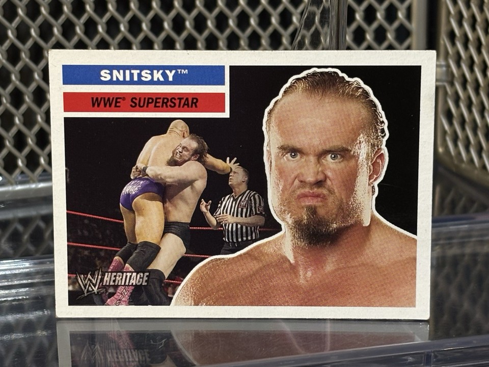 2005 Topps Heritage WWE Gene Snitsky Wrestling Card #57 WWF Big Man ...