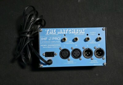 The Matchbox II IHF-Pro Stereo Matching Interface Amp | eBay