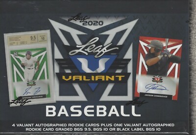 2020 LEAF VALIANT BASEBALL FACTORY SEALED HOBBY BOX | eBay