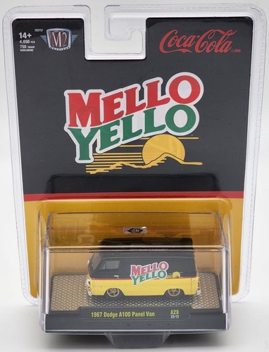 M2 MACHINES L.E. 4,650 COCA-COLA MELLO YELLO 1967 DODGE A100 PANEL VAN ...