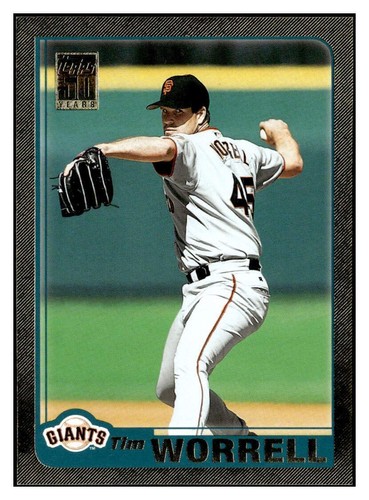 Tim Worrell 2001 Topps Traded & Rookies T61 SN 2001 /2001 Gold | eBay
