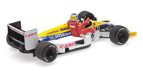 Minichamps 410860106 1/43 WILLIAMS HONDA FW11 KEKE ROSBERG GERMAN GP ...