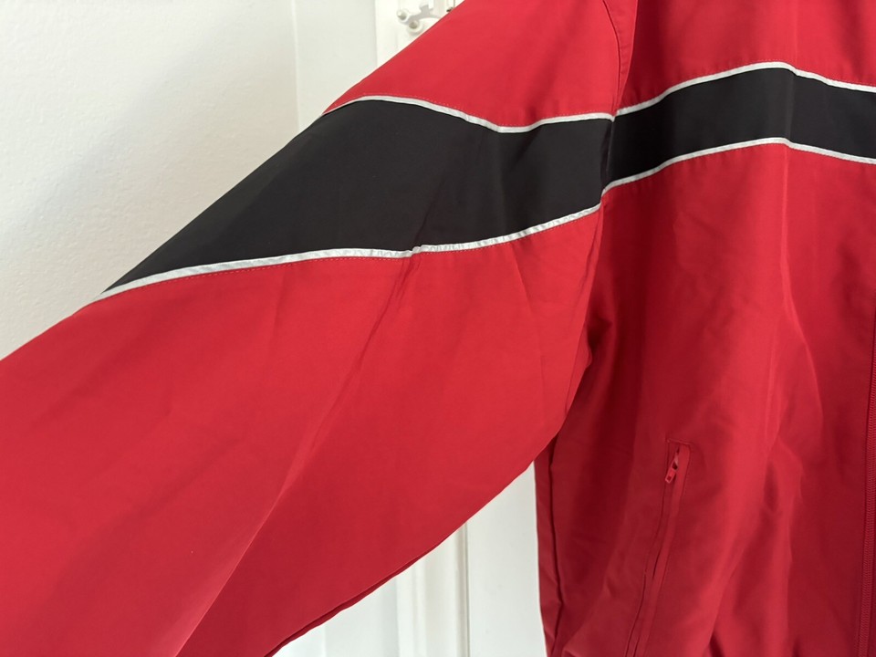 RARE SALEEN SSV FORD GT BUILD TEAM EMPLOYEE MENS RED RACE JACKET ...