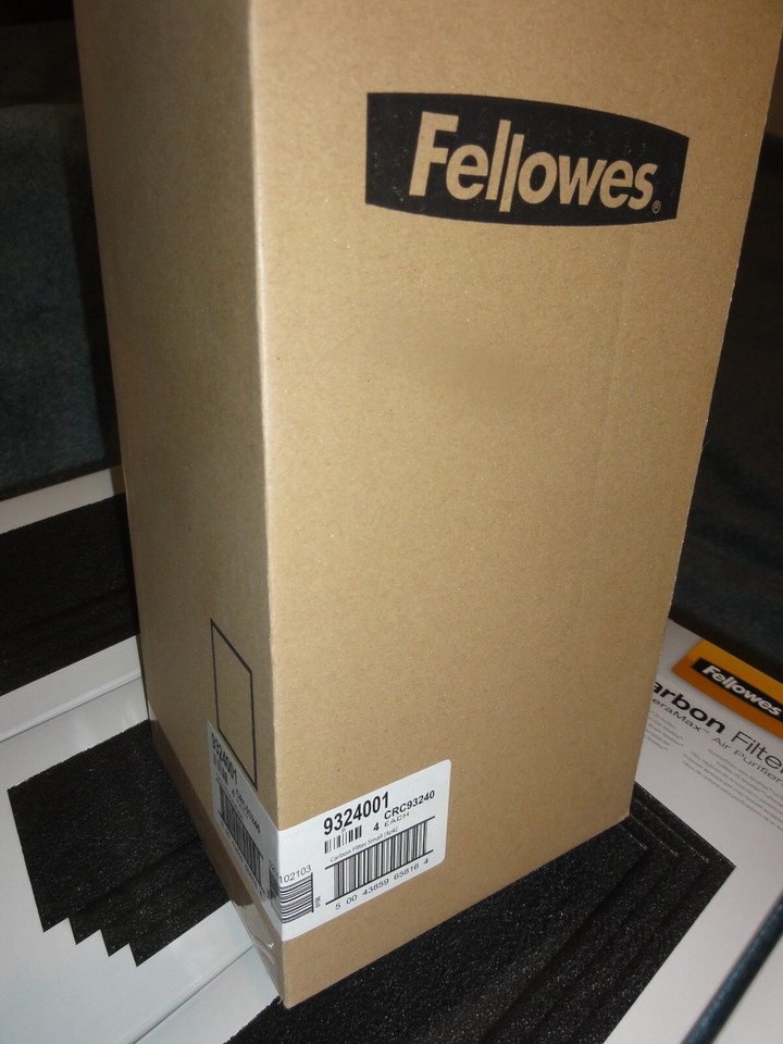 1 CASE 4-(4 packs) 16 total Fellowes CRC93240 AeraMax Carbon ...