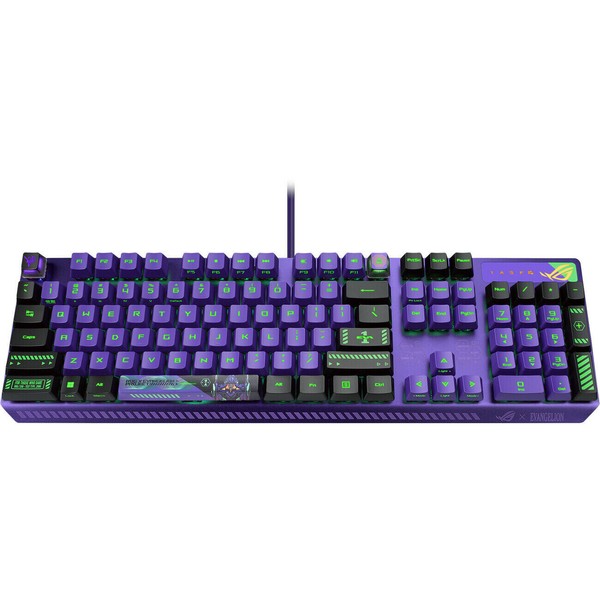 ASUS ROG Strix Scope RX EVA Edition Wired RGB Gaming Keyboard - Purple ...