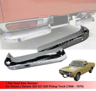 1 Pair Steel Rear Bumper For Nissan Datsun 520 521 620 Pickup 1968 ...