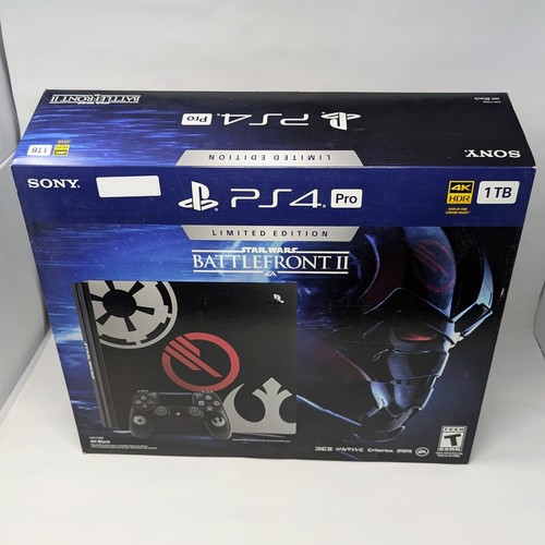 PlayStation PS4 Pro Star Wars Battlefront II 1TB Console with box ...