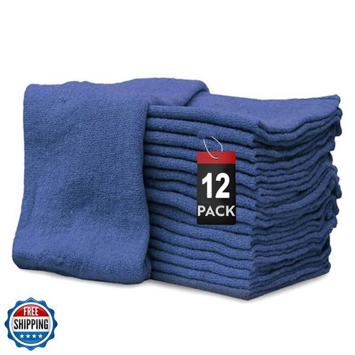 SupremePlus Auto Mechanic Shop Towels - 100% Cotton Commercial Grade ...
