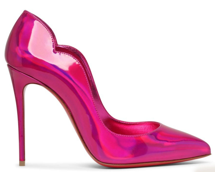 $895 CHRISTIAN LOUBOUTIN Hot Chick Patent Psychic Pink Pumps (36 EU ...
