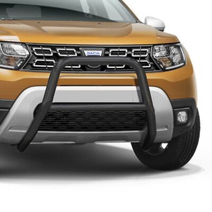 BLACK BULL BAR PUSH BAR GRILL GUARD for DACIA DUSTER 2018-up A - BAR EC ...