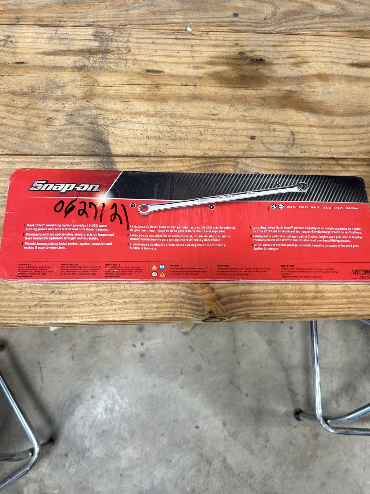 Snap-on XDHFM606 6 PC Metric 12-point Flank Drive High Performance ...