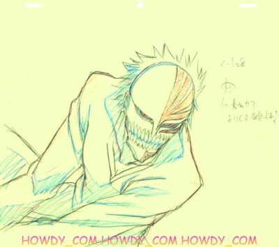 BLEACH hand drawing Ichigo Kyouka (cell drawing) Character Goods Tito ...