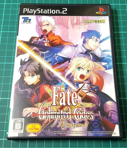 Playstation 2 Fate Unlimited Codes PS2 Japanese version Video Game ...