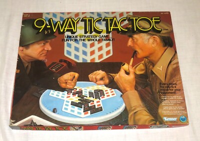 9-Way Tic Tac Toe Game - Kenner Games | eBay