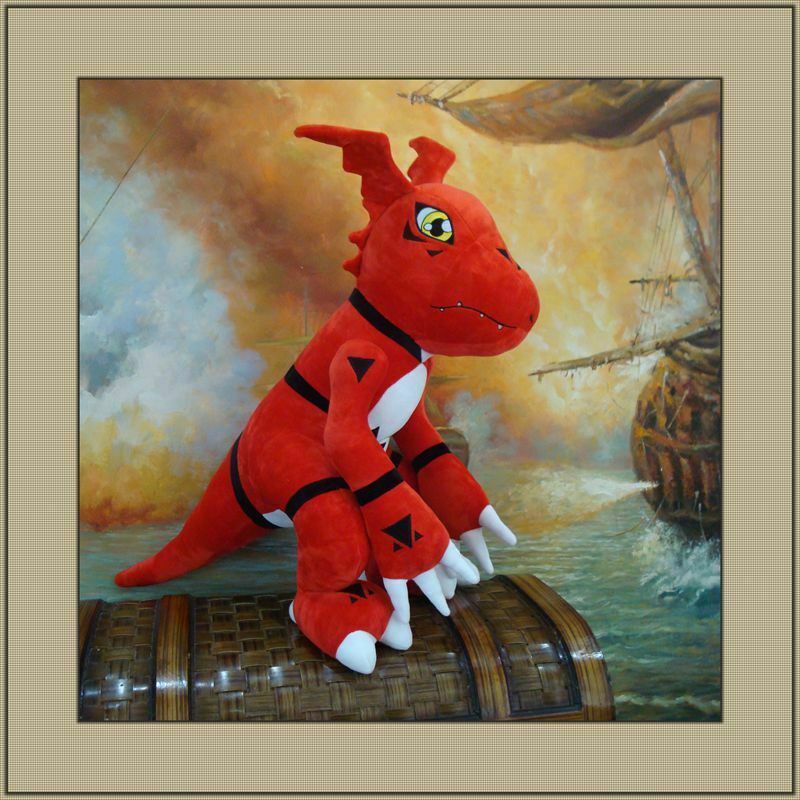 Digital Digimon Guilmon Plush Doll Kids Stuffed Toy Pillow Xmas Gift | eBay