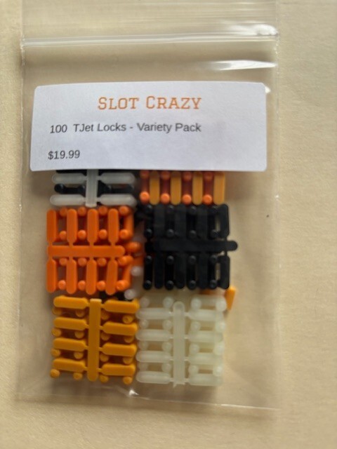 NEW - Aurora TJet Slot Car Track Connectors, Locks - 100 Variety Pack ...