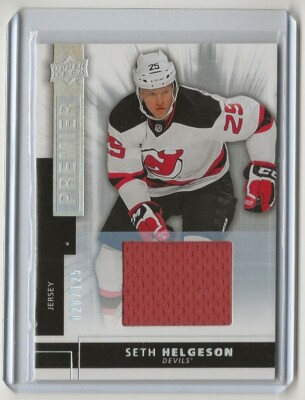 2014-15 Upper Deck Premier Rookies JSY Silver Spectrum #R21 Seth ...