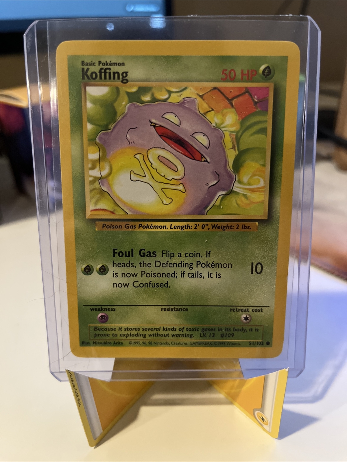 Pokémon TCG Koffing Base Set 51/102 Regular Unlimited Common LP | eBay