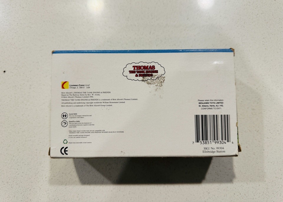 Thomas The Tank And Friends Wooden Railway Train 1992 Elsbridge Station ...