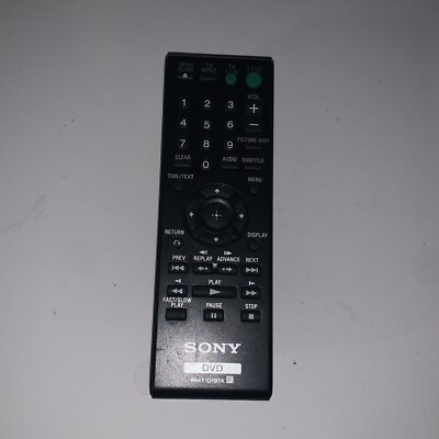 Original Sony RMT-D197A DVD Remote Control for DVP-NS57P DVP-SR201P DVP ...