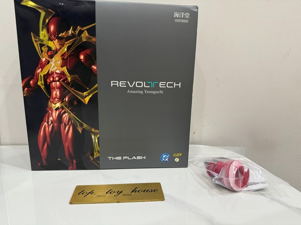 Kaiyodo Revoltech Amazing Yamaguchi The Flash Action Figure With Bonus ...