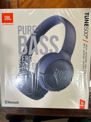 JBL Tune500 Pure Bass On-Ear Bluetooth Headphones -Blue | eBay
