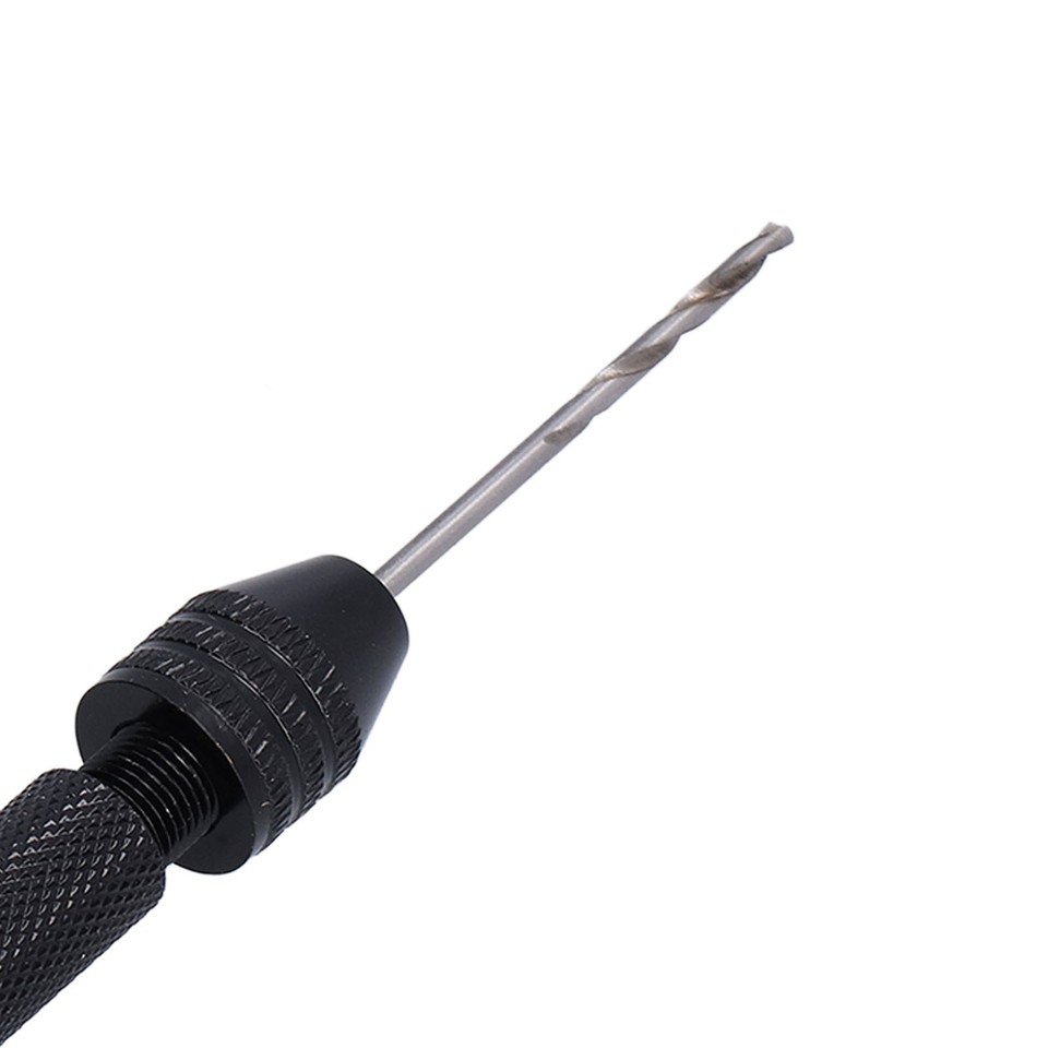 Pin Vise Drill Bit Black Mini Twist Drills Bits For DIY Projects For ...