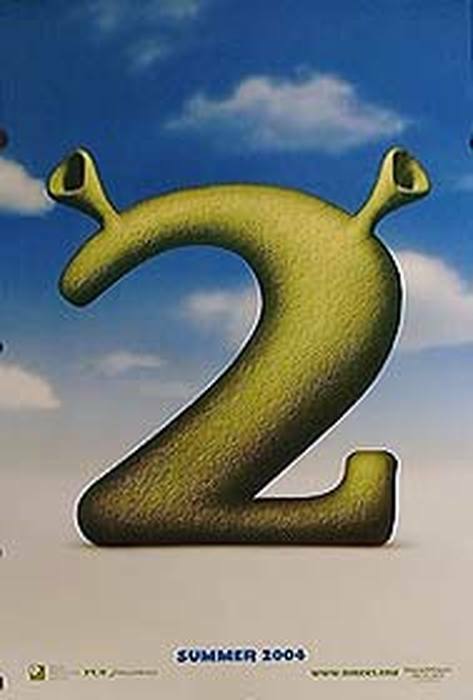 Shrek 2 (Doppia Faccia Avanzata) Poster Originale Del Film | eBay