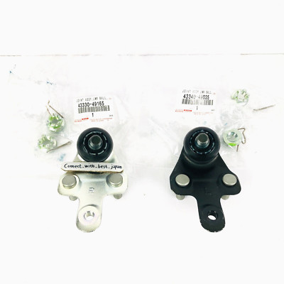 TOYOTA GENUINE RH & LH FRONT LOWER BALL JOINT SET 43340 - 49035 / 43330 ...