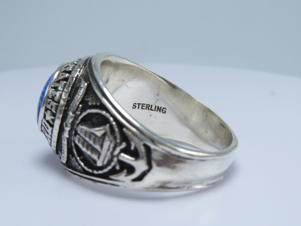 SILVER 925 , RING , USCG RING , Coast Guard Ring , UNITED STATES , US ...