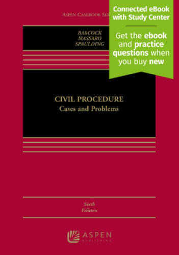 Civil Procedure: Cases and Problems (Aspen Casebook) - Hardcover ...