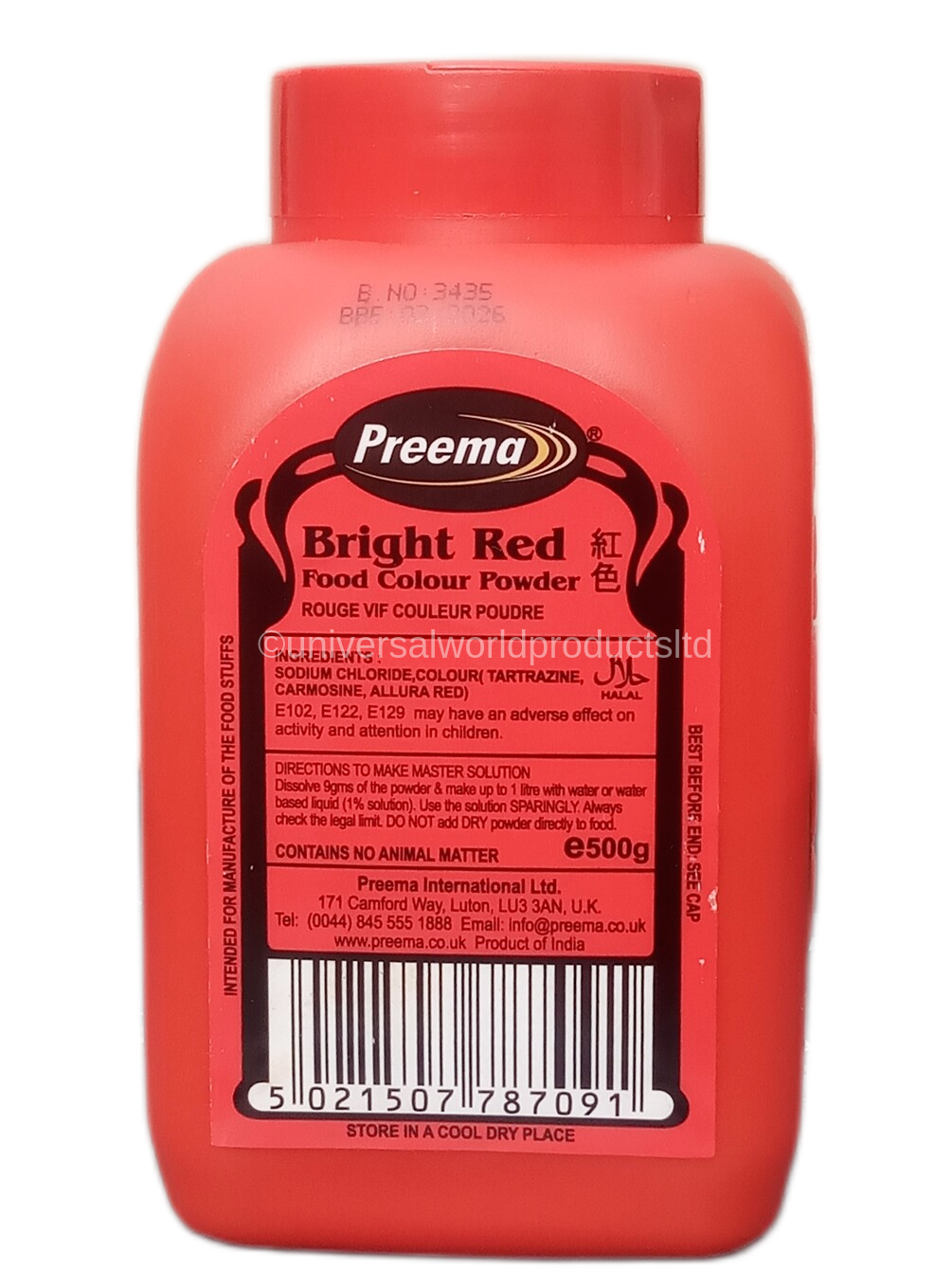 Preema Bright Red Food Colour Powder 500g, Cake Decoration | eBay UK