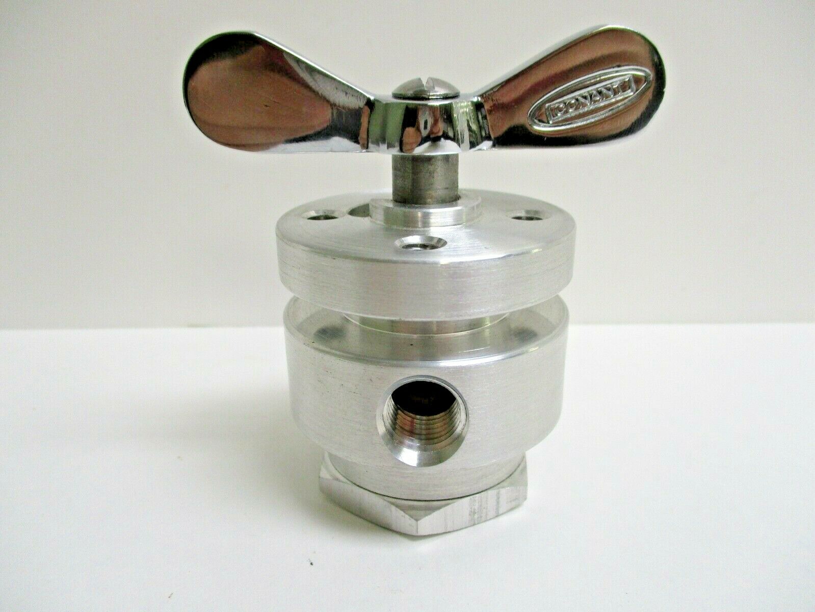 CONANT, 1/4" 4-WAY SELECTOR VALVE, ALUMINUM | eBay