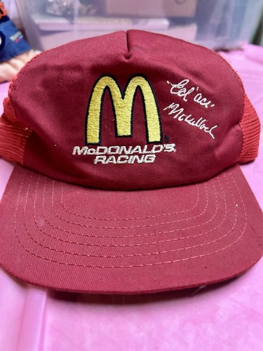 Vintage NHRA McDonald's Racing Ed "Ace" McCulloch Baseball Cap Hat | eBay
