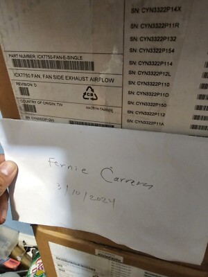 Brocade ICX7750-FAN-E-SINGLE Fan ICX 7750-26Q, 7750-48C, 7750-48F Back ...