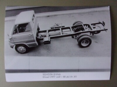 TOYOTA DYNA DIESEL CHASSIS 85CH original 1975 1976 Press Photo | eBay