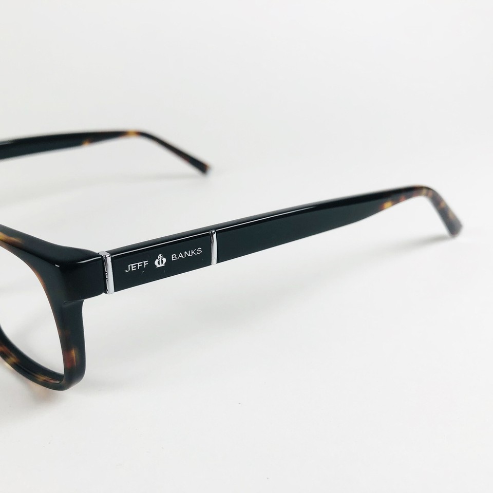 JEFF BANKS eyeglasses DARK TORTOISE SQUARE glasses frame MOD:JB ...