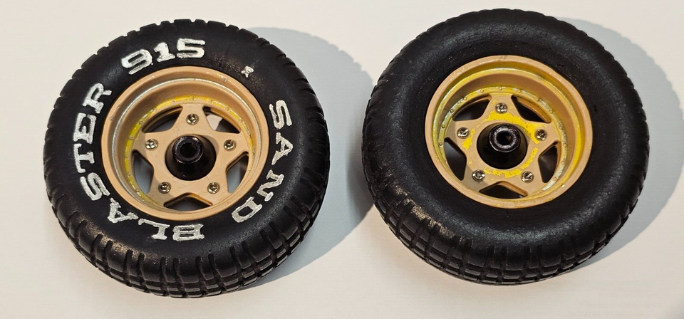 Tamiya Fast Attack Vehicle FAV Vintage 1984 MK1 Sand Color Rear Wheels ...