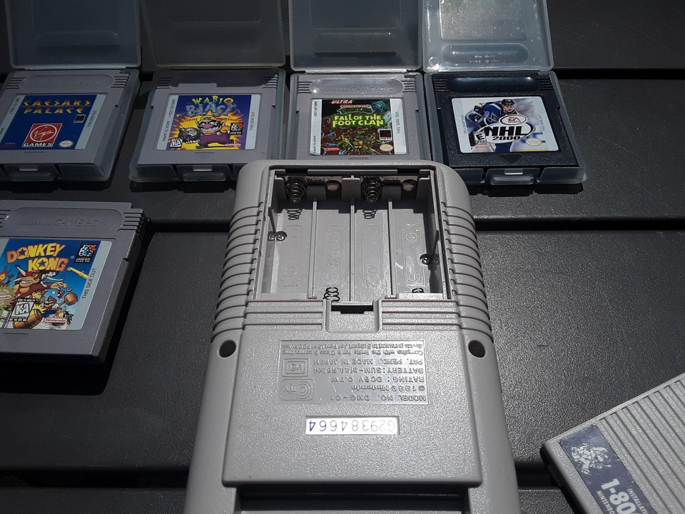 Original Nintendo Gameboy DMG-01 Gray W/ 7 Games | eBay