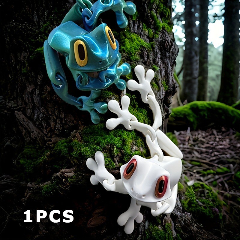 Advanced Easy to Install 3D Frog Refrigerator Stickers for Home Kitchen ...