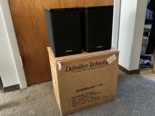 Definitive Technology StudioMonitor 350 Bookshelf Speakers Excellent ...