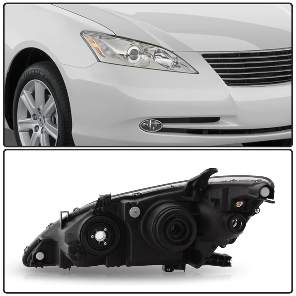 For 2007-2009 Lexus ES350 Headlight Right Passenger Side Chrome Halogen ...