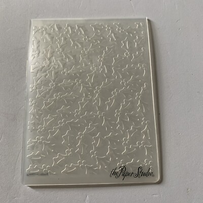 Holly And Berries Embossing Folder The Paper Studio Christmas Holiday ...